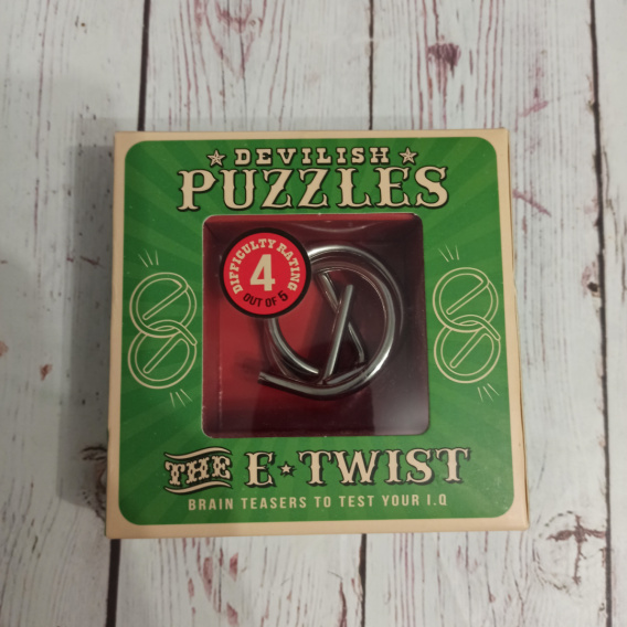 Devilish Puzzles The E-Twist - łamigłówka IQ - rozdziel obręcze > Edu ...